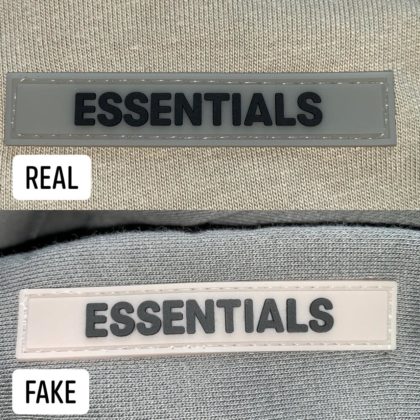 [Real vs Fake] Tư liệu so sánh về chiếc áo Fear Of God Essentials ...